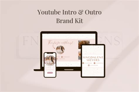Youtube Intro Outro Brand Kit Canva Graphic By Feliciamariec
