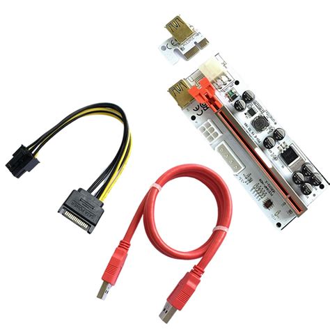 Ver010 X Tarjeta Vertical Pci E Extensor 1x A 16x Para Tarjeta Gráfica