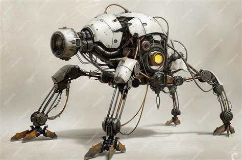 Mobile Fight Gundam D Minion Mecha Robot Builded Premium Ai Generated