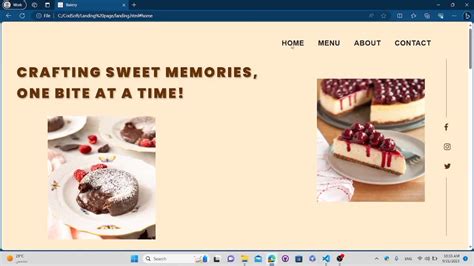 Sara Adel On Linkedin Codsoft Codsoftinternship Internship2023 Webdevelopment Landingpage