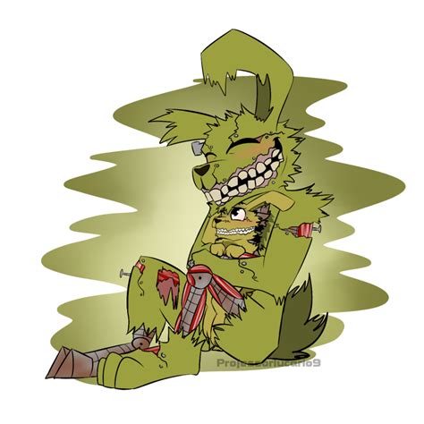 Springtrap Hanging Out With Plushtrap Openrp Fnaf Drawings Five