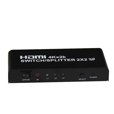 Best 4kx2k 2x2 Hdmi Matrix Switch 3d Compatible With Remote Control