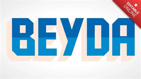 Beyda Efecto Letras Color Todos Juntos Generador De Efectos De Texto