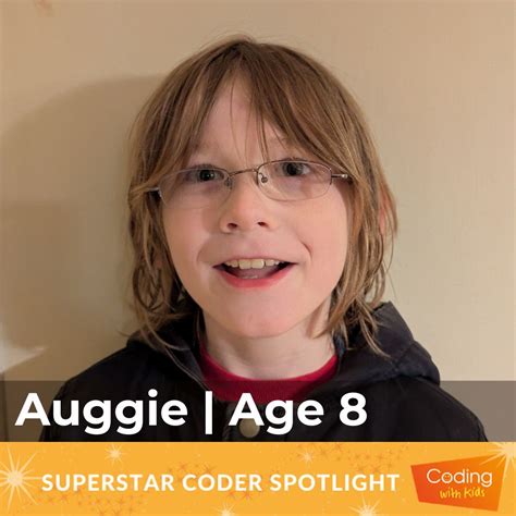 Meet Auggie Our Superstar Coder For February Auggie Is A Creative