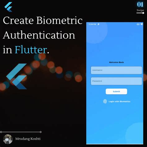 Mrudang Koshti On Linkedin Biometrics Authentication Flutter Mobileapps Security Flutterdevs