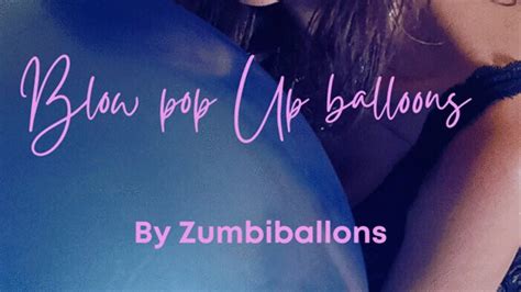 Sensual Woman Sexy Play Whit Balloons Cigarretes Nails By