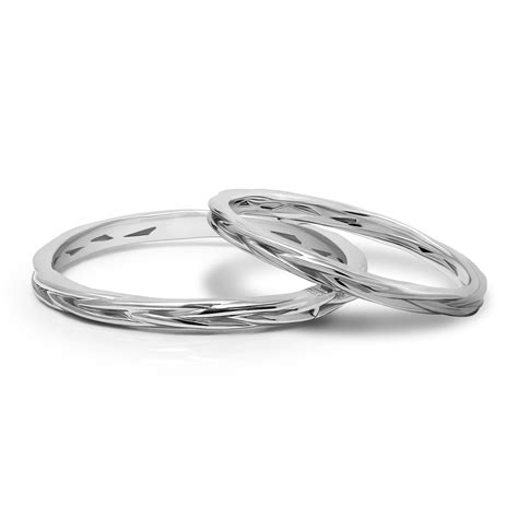 Simple Wedding Ring Designs White Gold