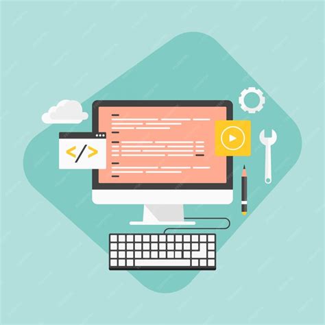 Premium Vector Website Development And Coding
