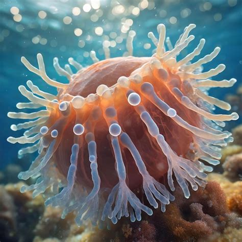 Premium Photo The Protective Outer Layer Of A Marine Organism