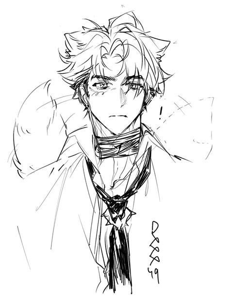 Wriothesley Fanart Art Style Sketches Concept Art Characters Wriothesley Fanart Art Style Sketches Concept Art Characters