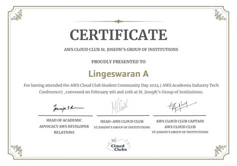 Lingeswaran A On Linkedin Awscommunityday Awscloudclubs Careerdevelopment Personalgrowth