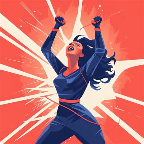 Premium Photo Girl Panic Attack Electric Shock Concept