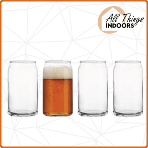 Home Essentials Can Shaped Beer Glass 16oz Lazada Ph