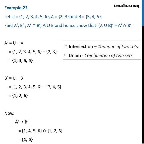 example 22 let a {2 3} and b {3 4 5} find a b