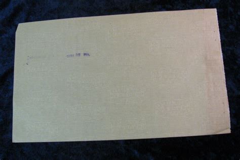 325 Series 1948 Treasury Department Scrip Official Order Form For Opium
