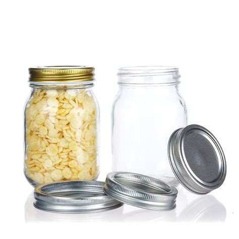 Food Kitchen Storage Jam Jar Wide Mouth Glass Mason Jar Suppliers In