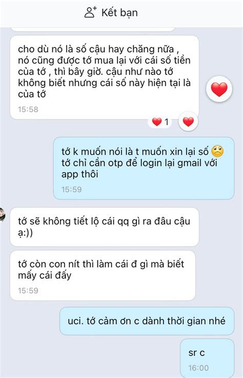 Mn ơi Sdt Cũ Của Mình Lâu K Dùng Giờ Bị 1 Bạn Khác Mua Mất Mà Bạn ý Còn