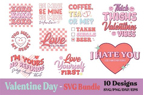 Retro Valentine S Day SVG Bundle Design Graphic By Trendy T Shirt Store