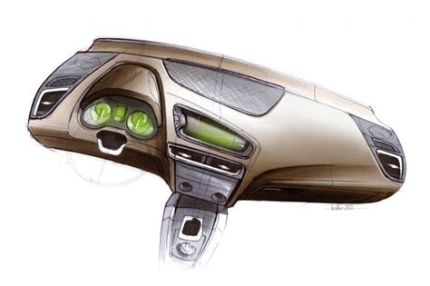 audi q5 interior design sketch