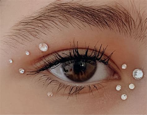 Rhinestones Makeup Rhinestone Makeup Coachella Makeup Eye Makeup Art