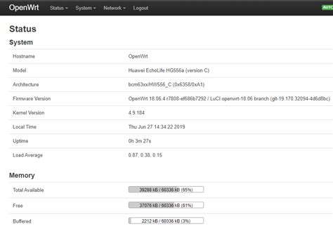 HG A VER A Wifi Never Going UP And Not Send Any SSID Installing And Using OpenWrt OpenWrt