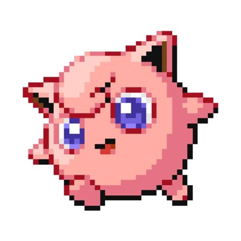 Jigglypuff Pattern 29x29 Pixel Art Pokemon Pixel Art