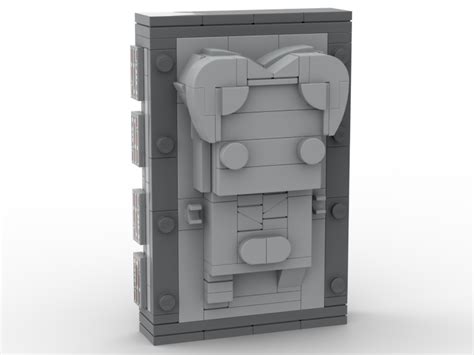 Lego Moc Han Solo In Carbonite Brickheadz By Imperialbrickz