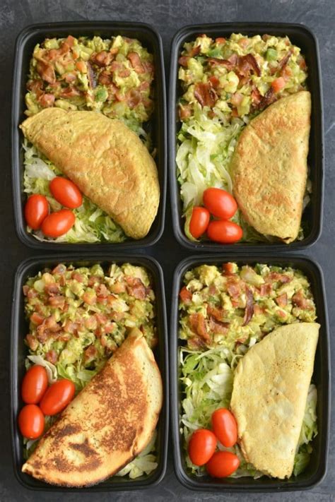 Meal Prep Bacon Guacamole Chicken Salad Paleo Skinny Fitalicious