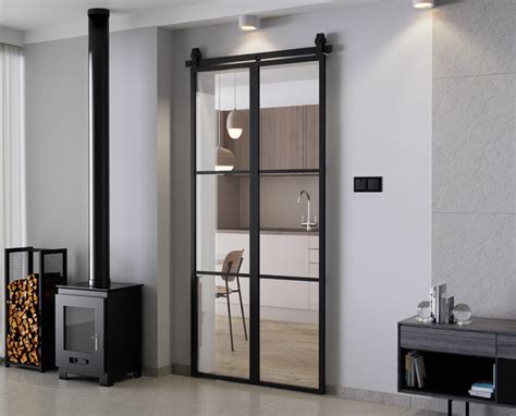 Drzwi Przesuwne Harmonijkowe Aluminium Loft Float Drzwi Przesuwne Drzwi Harmonijkowe Jedno