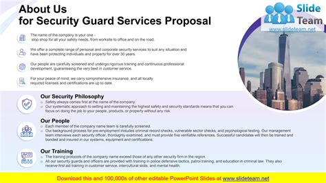 Security Guard Services Proposal Template Powerpoint Presentation Slides Pdf