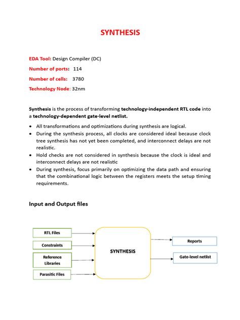 Synthesis Pdf Logic Synthesis Electronic Engineering
