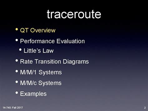 Queueing Theory Fundamentals Of Computer Networks