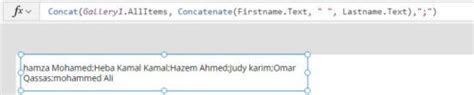 Powerapps Concat And Concatenate Function Examples Power Apps