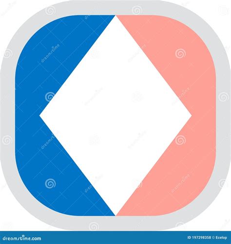 Rounded Square With Flag Pride Lgbt Stock Vector Illustration Of
