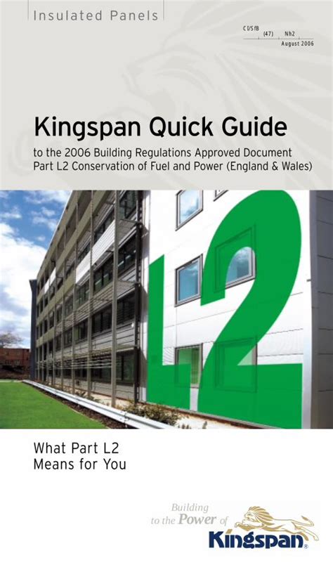 Pdf Kingspan L2 Quick Guide Dokumen Tips