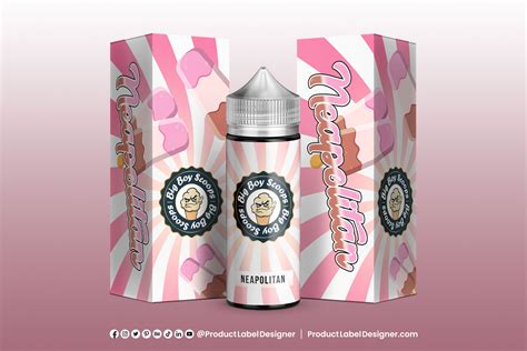 E Liquid Bottle Label And Packaging Design Product Label Designer