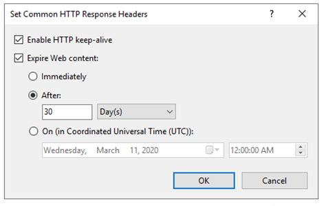How To Configure Cache On IIS 10 Stack Overflow
