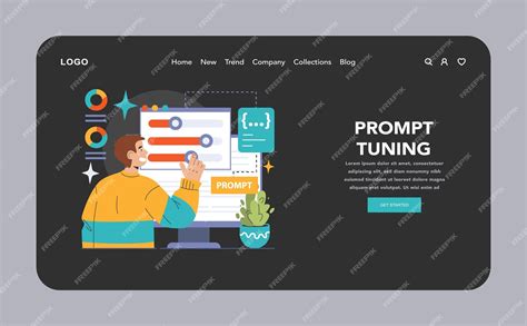 Premium Vector Promptengineers Writing A Command To A Artificial