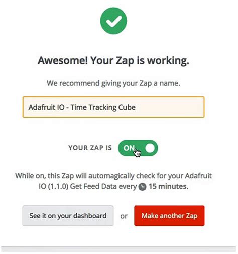 Adafruit Io Time Tracking Cube