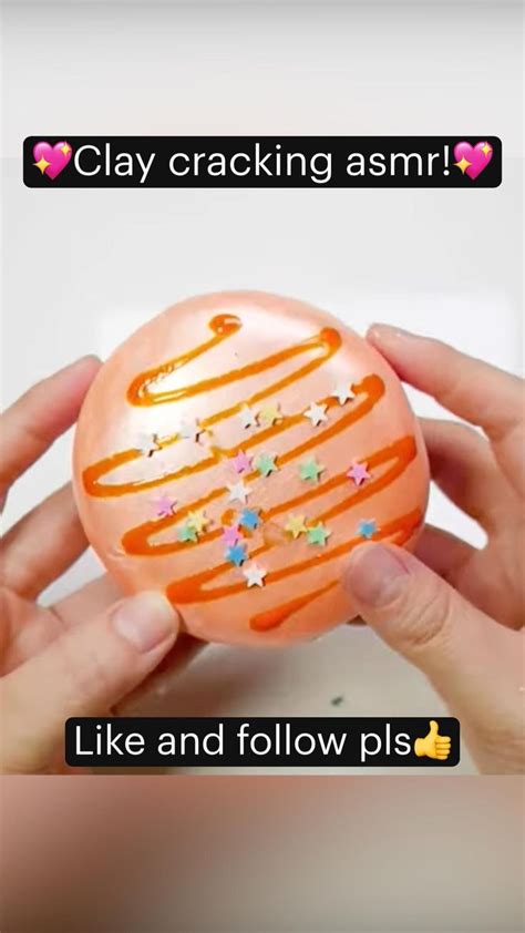 💖clay Cracking Asmr💖 Slime And Squishy Slime Crunchy Most