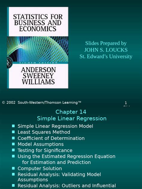Ch14 Regresi Sederhana S1 OK | PDF | Regression Analysis | Errors And Residuals