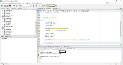 Netbeans C Program Doesnt Show Expected Output Stack Overflow