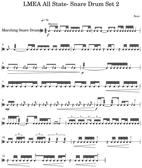 Marching Snare Drum Solos At John Rosado Blog