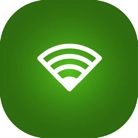 White Wifi Symbol Or Icon On Square Green Background 25077298 Vector Art At Vecteezy