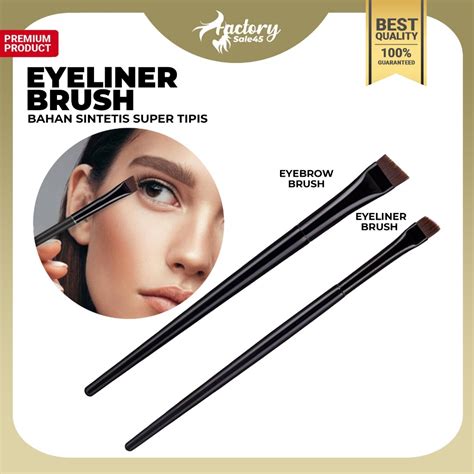 Jual Kuas Alis Eyebrow Eyeliner Brush Mac Satuan Profesional Super Tipis Brush Brow Brush Liner