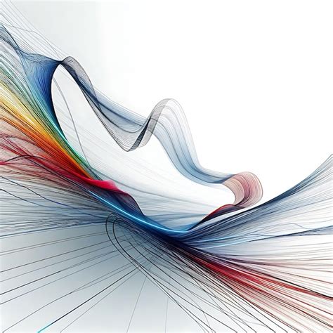 Abstract Digital Technology Data Visualization Background Premium Ai Generated Image