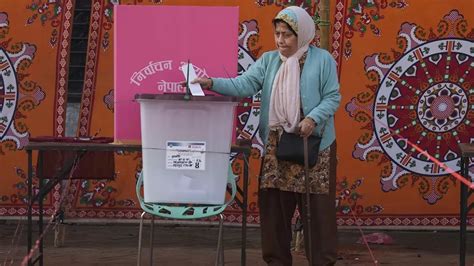 Nepal Elections Nepali Congress Led Coalition Leads In Counting Pm