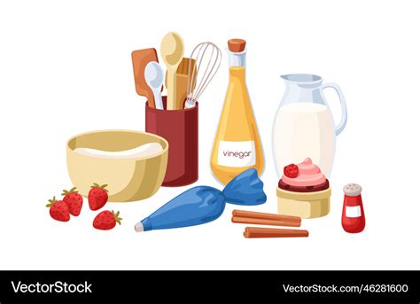 Baking Ingredients Clipart