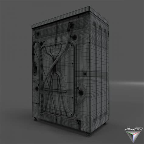 AllKind3D.com 3Dmodel washing machine LG intellowasher 3,5kg WD-80155SP