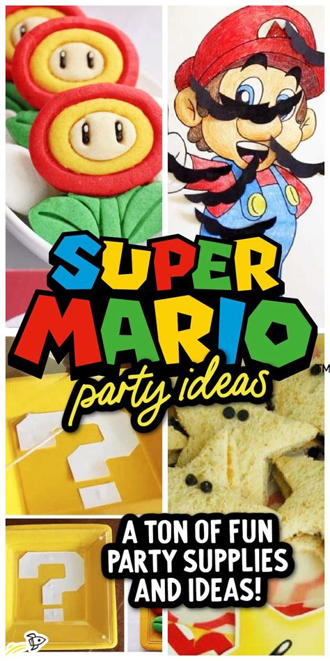 21 Super Mario Brothers Party Ideas And Supplies Super Mario Bros